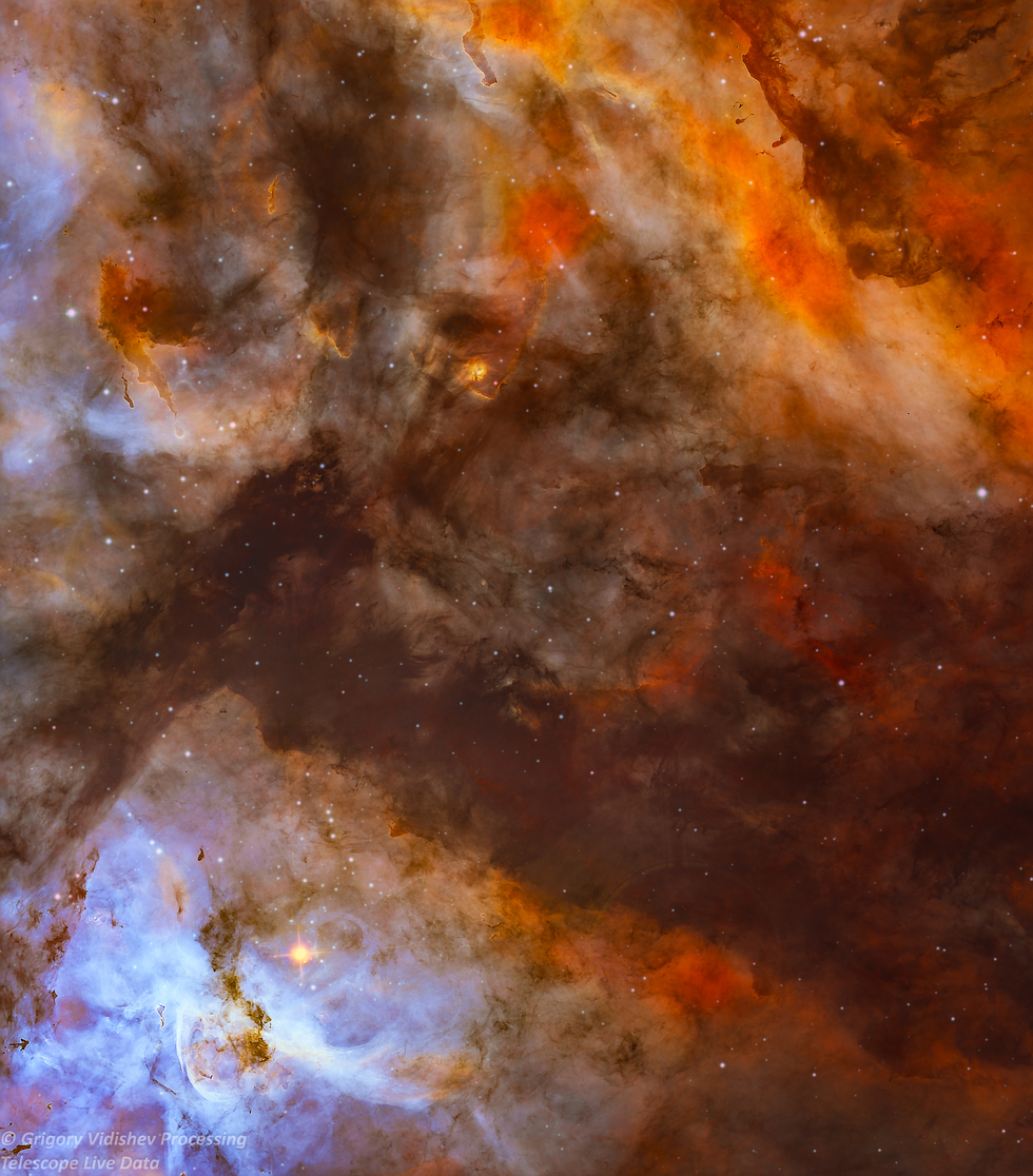 NGC3372 Carina Nebula | Telescope Live